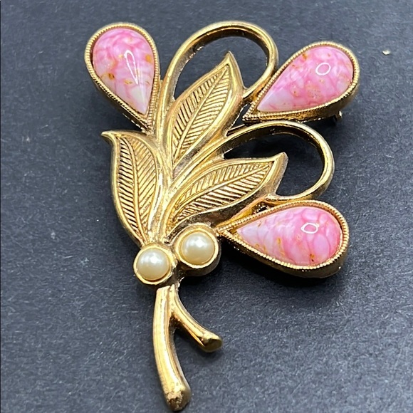 1928 | Jewelry | 928 Pink Flower Brooch | Poshmark